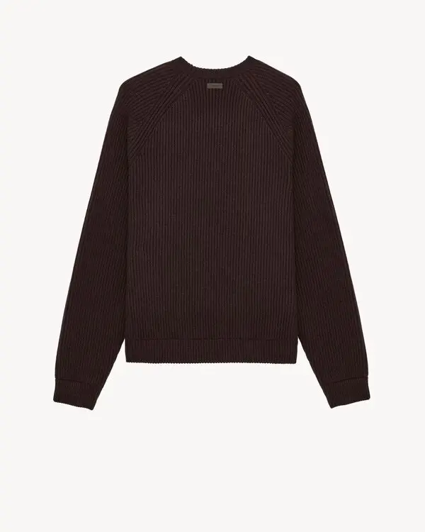 Saint Laurent Rib-knit Cashmere Sweater