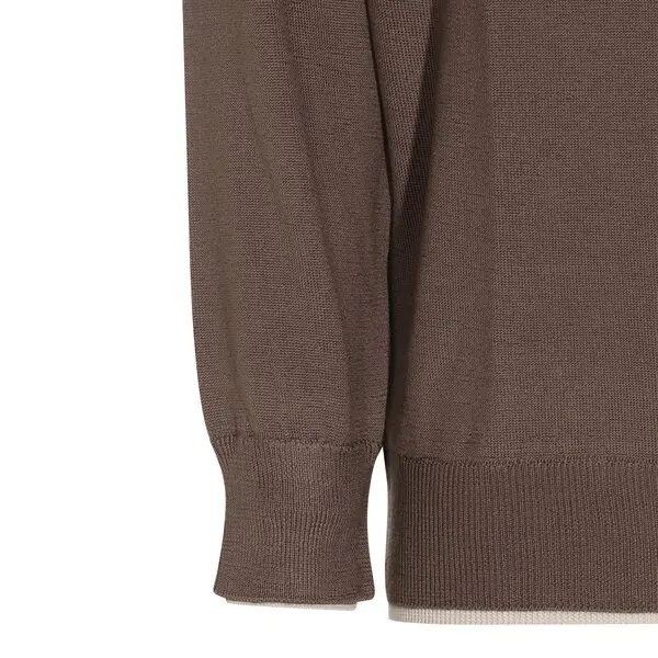 Eleventy Raglan Crew Neck Knitted Sweater