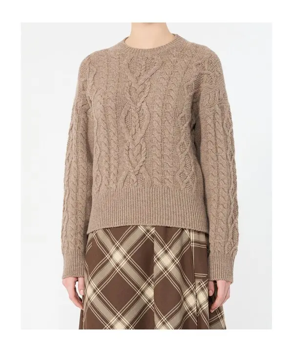 Max Mara Cable Knit Sweater