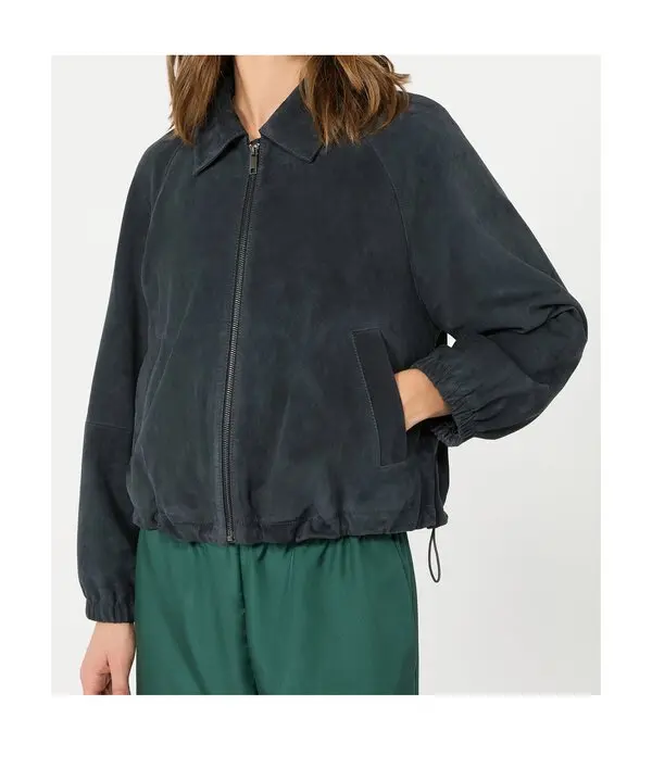 Max Mara Zuppa Zip-up Jacket - Navy