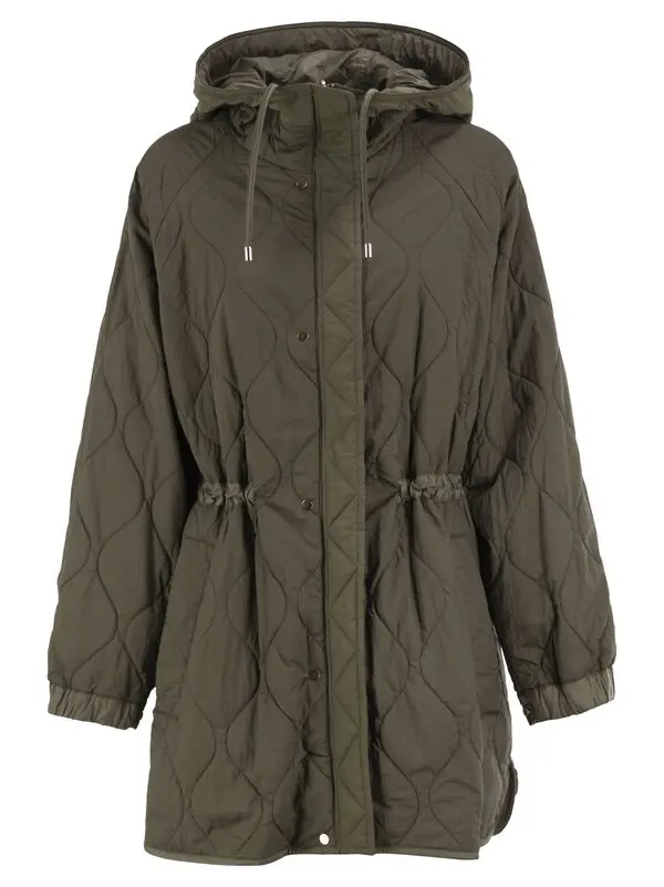 Max Mara Long-sleeved Reversible Parka