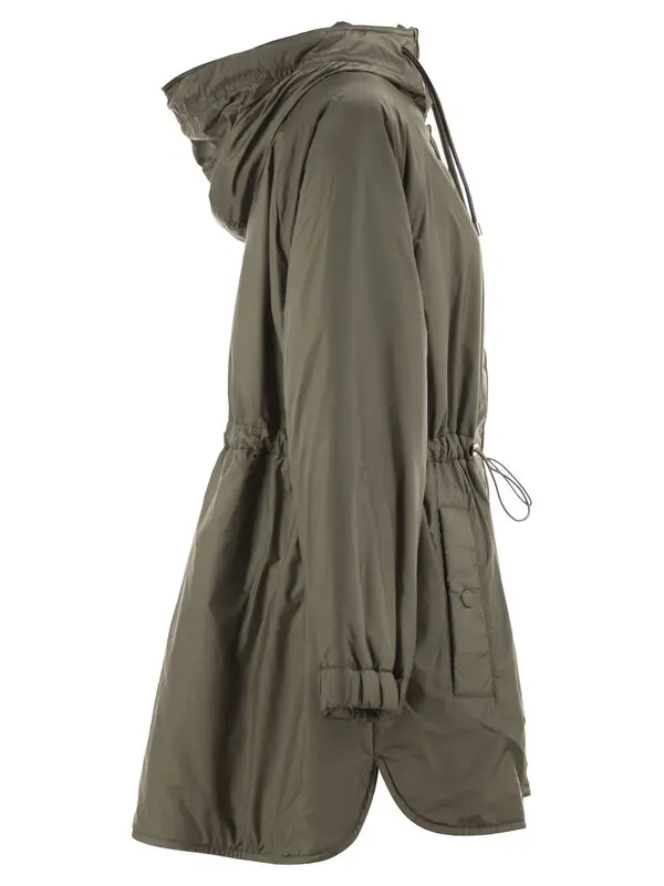 Max Mara Long-sleeved Reversible Parka