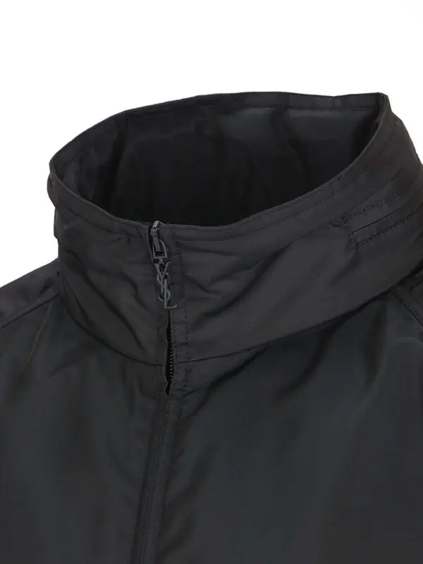 Saint Laurent High Neck Zip-up Jacket
