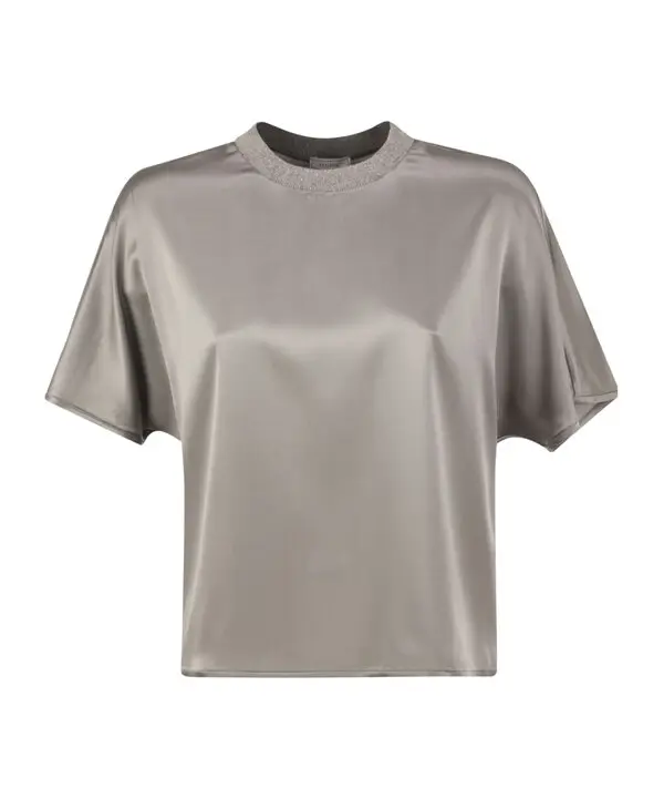 Peserico Short-sleeved T-shirt - Gray