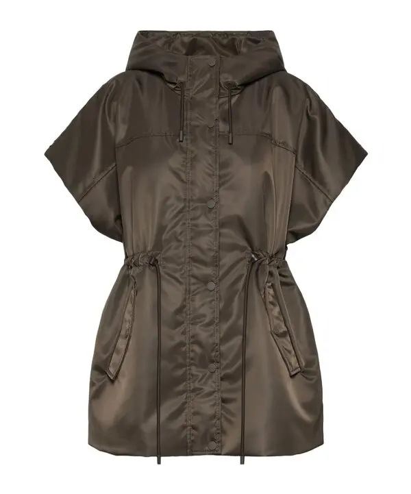 Max Mara Quilted Padded Vest - Mud Color
