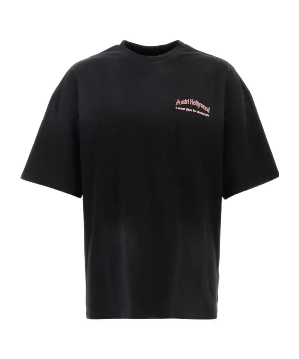 Amiri Crew-neck Short-sleeve T-shirt - Black