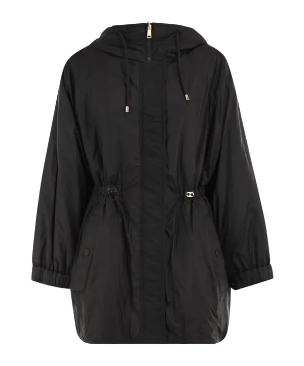 Max Mara Long-sleeved Reversible Parka - Black