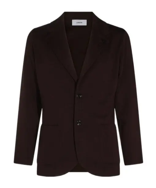 LARDINI Two-button Patch-pocket Blazer - Brown
