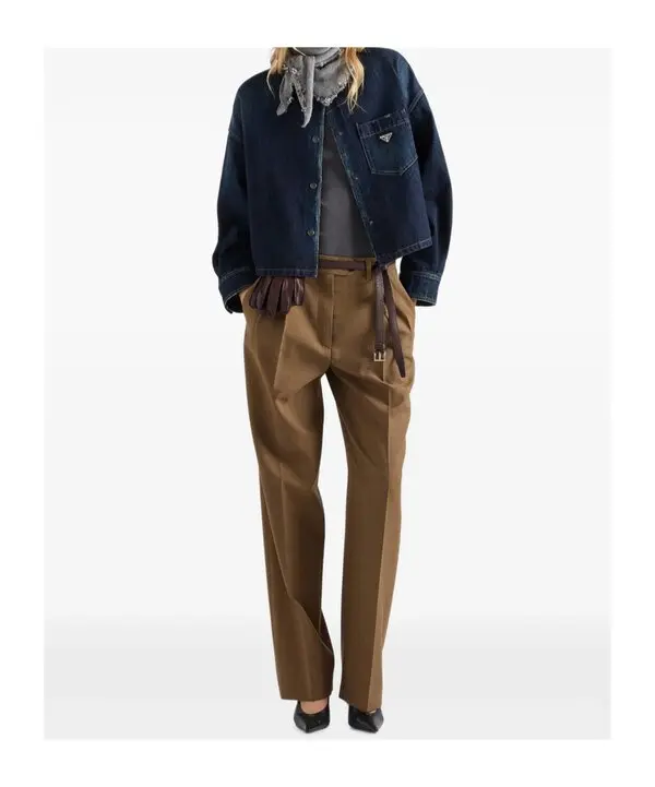 Prada Denim Button-up Jacket