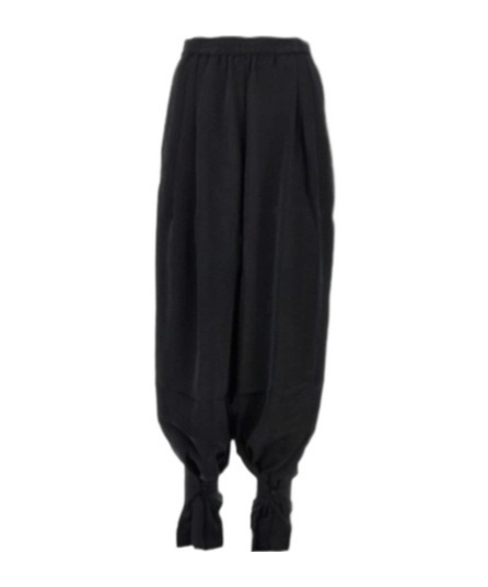 Andamane Elastic-waist Casual Trousers