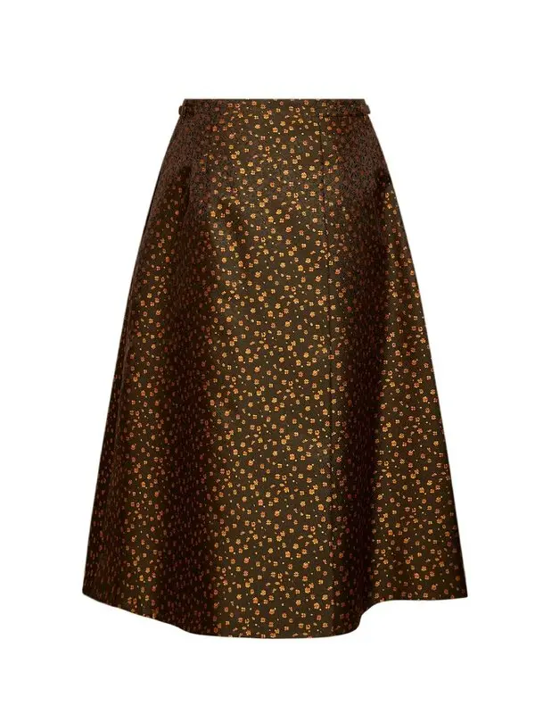 Prada Jacquard Duchesse Skirt - No