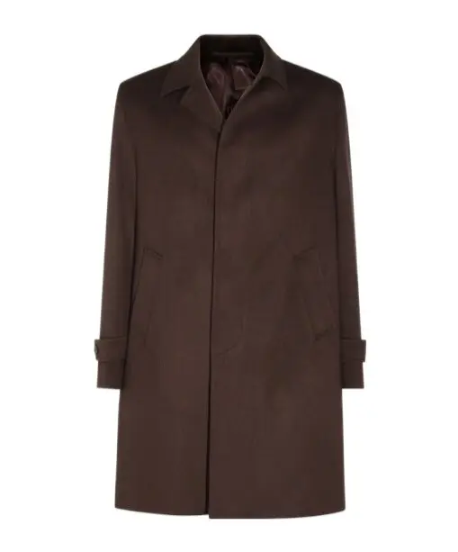LARDINI Single-breasted Coat - Brown