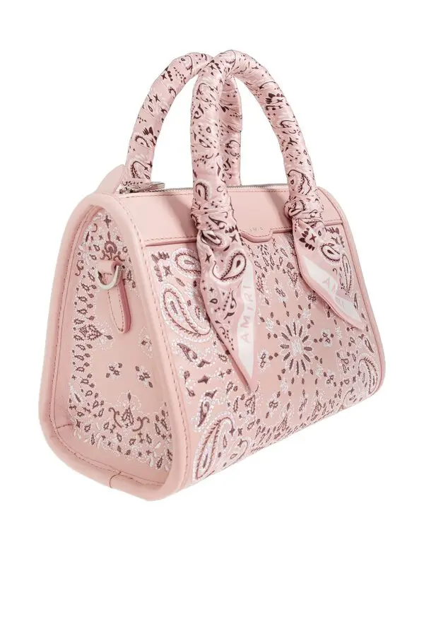 Amiri Bandana Micro Triangle Crossbody Bag