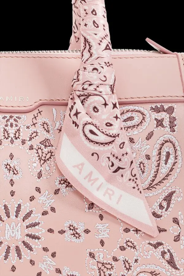Amiri Bandana Micro Triangle Crossbody Bag