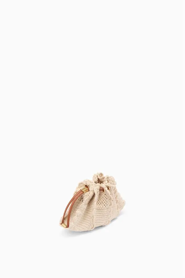 Ulla Johnson Adria Small Crochet Crossbody Bag - Shell