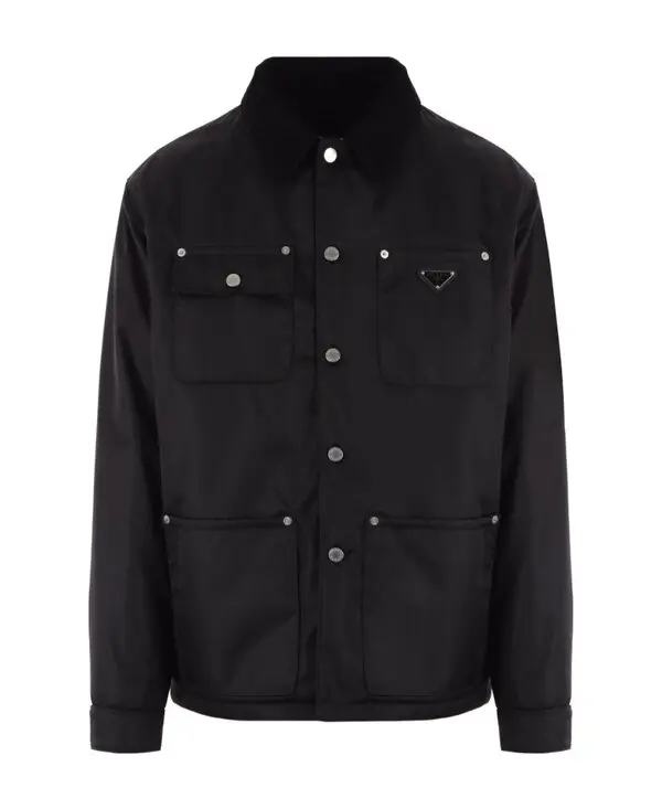 Prada Re-nylon Blouson Jacket - Black