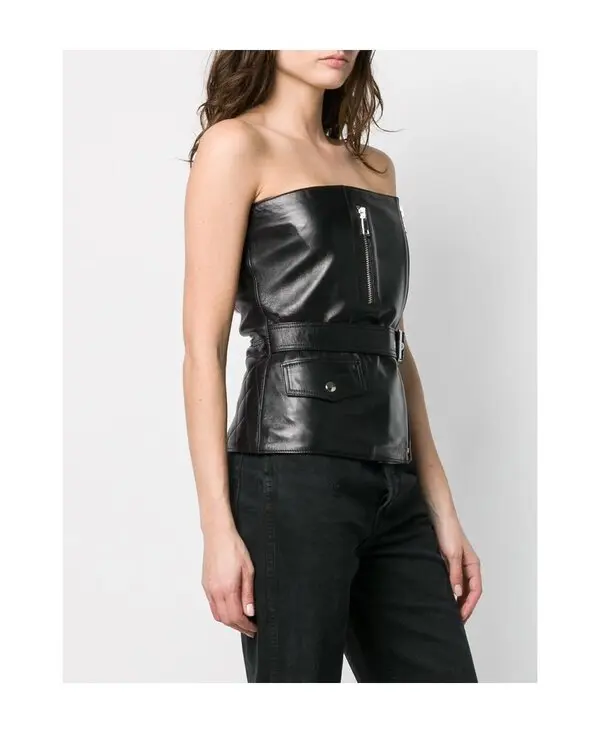 MANOKHI Leather Corset