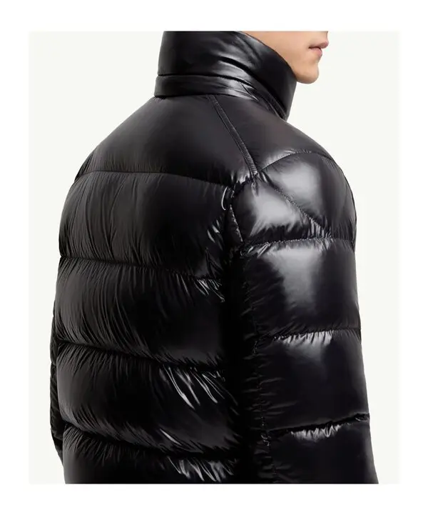 Moncler Maya Shiny Puffer Jacket - Black