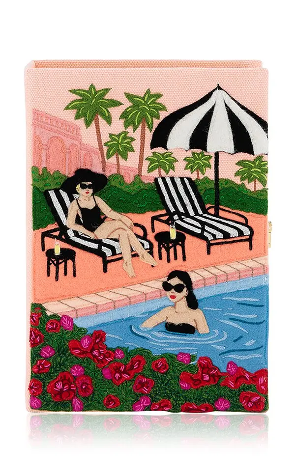 OLYMPIA LE-TAN The Pool Clutch - Pink