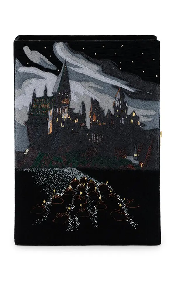 OLYMPIA LE-TAN A Night At Hogwarts Clutch - Black