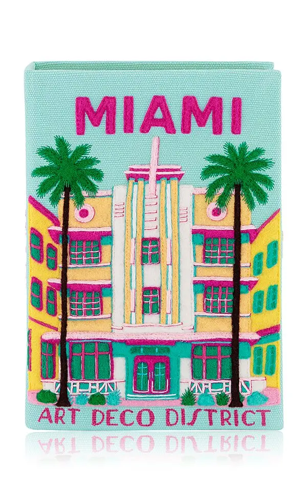 OLYMPIA LE-TAN Miami Clutch - Blue