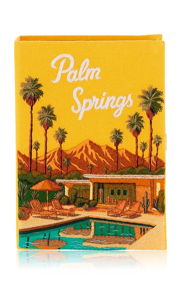 OLYMPIA LE-TAN Palm Springs Clutch - Yellow