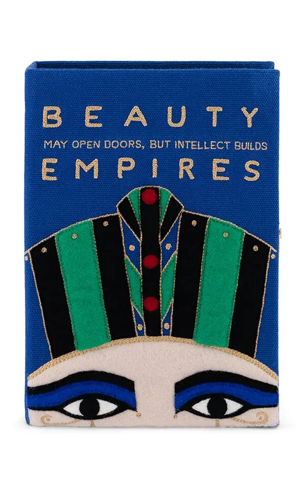 OLYMPIA LE-TAN The Eye Of Wisdom Clutch - Navy