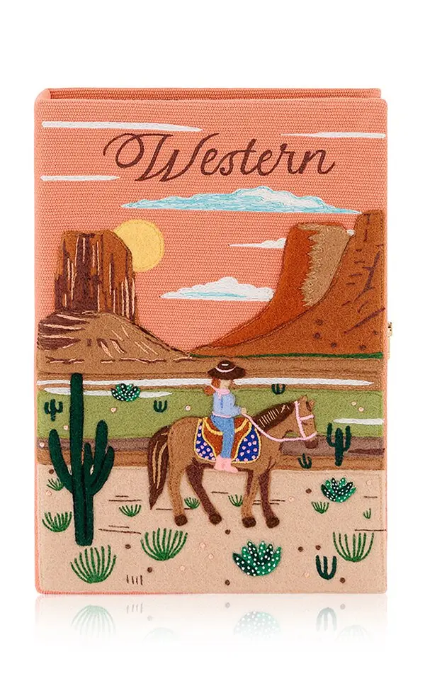 OLYMPIA LE-TAN Western Clutch - Pink