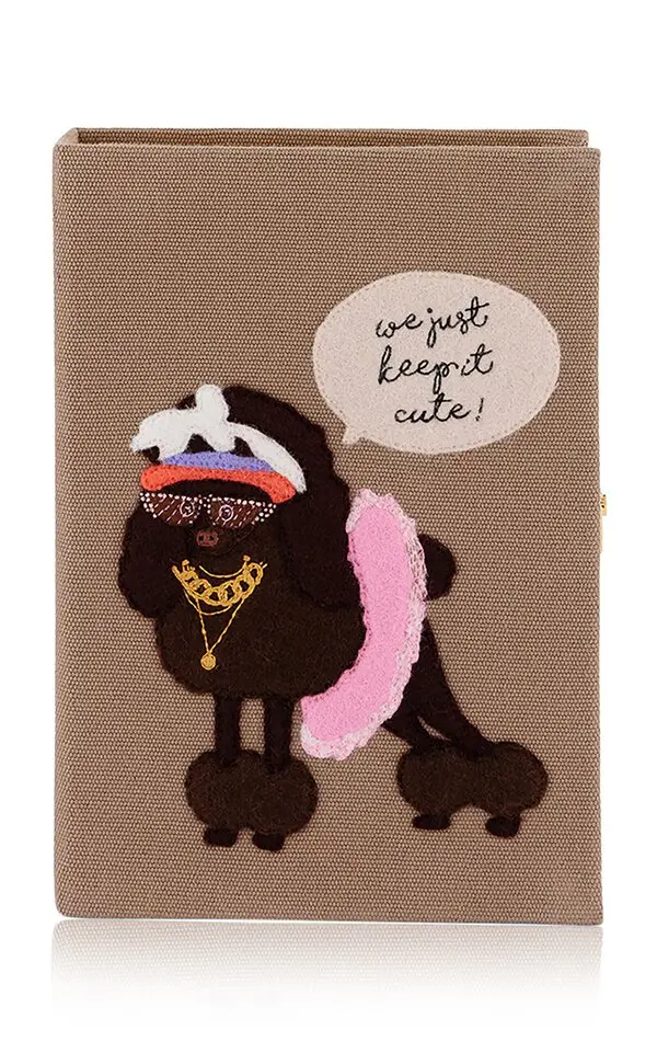 OLYMPIA LE-TAN Keep It Cute Clutch - Brown