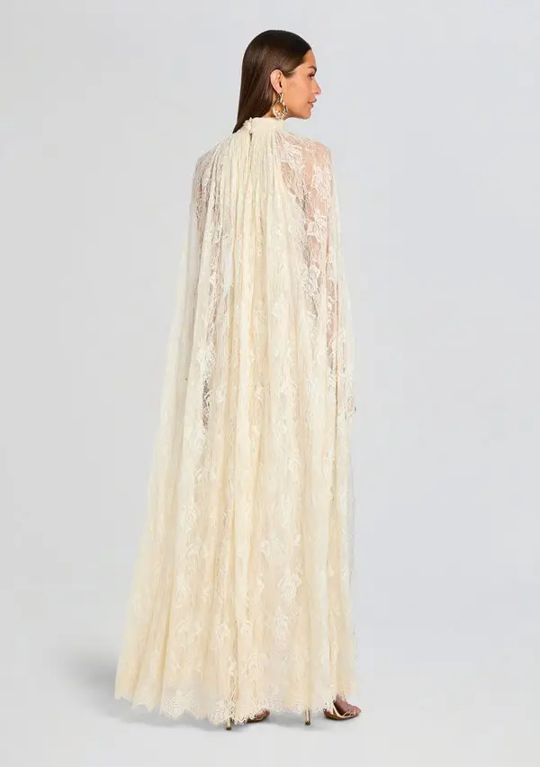 Hemant & Nandita Onir" Cape Maxi Dress