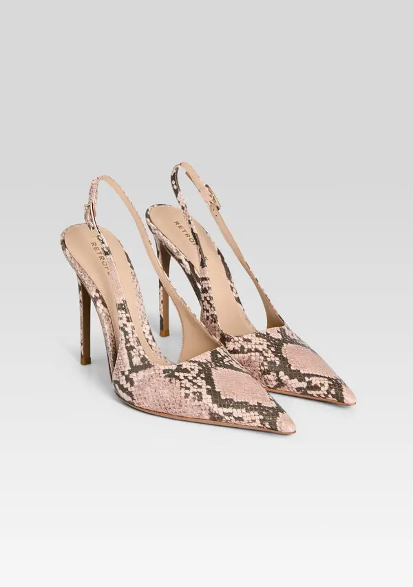 Retrofete Cindy Slingback Heel - Python