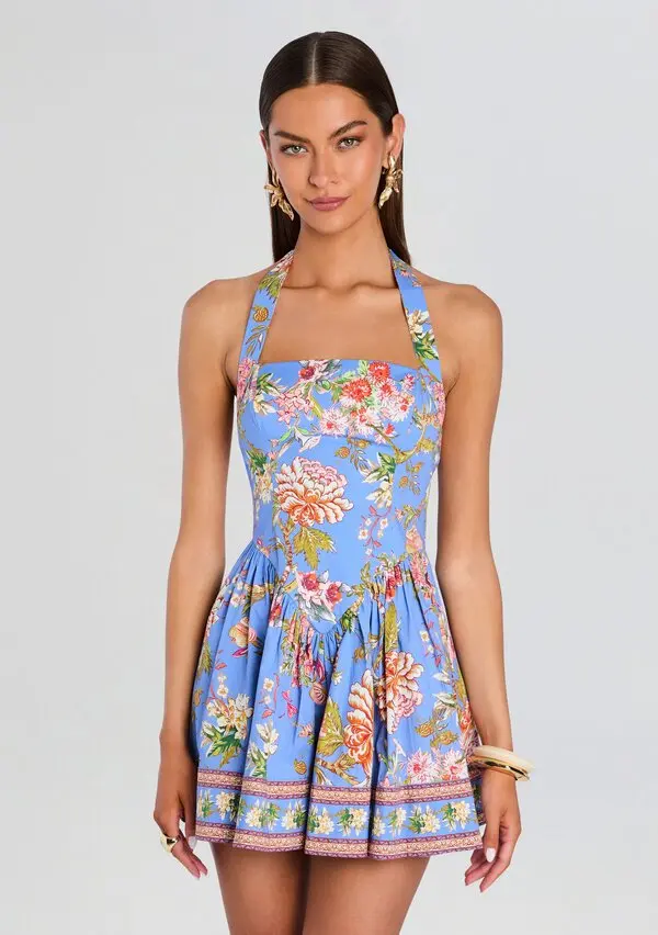 Hemant & Nandita Hema Corseted Mini Dress