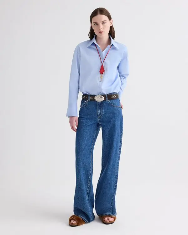 TWP Heavy Denim Straight Leg Jeans - Paris