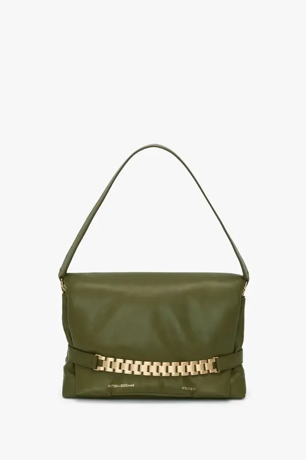 Victoria Beckham Puffy Chain Pouch Bag