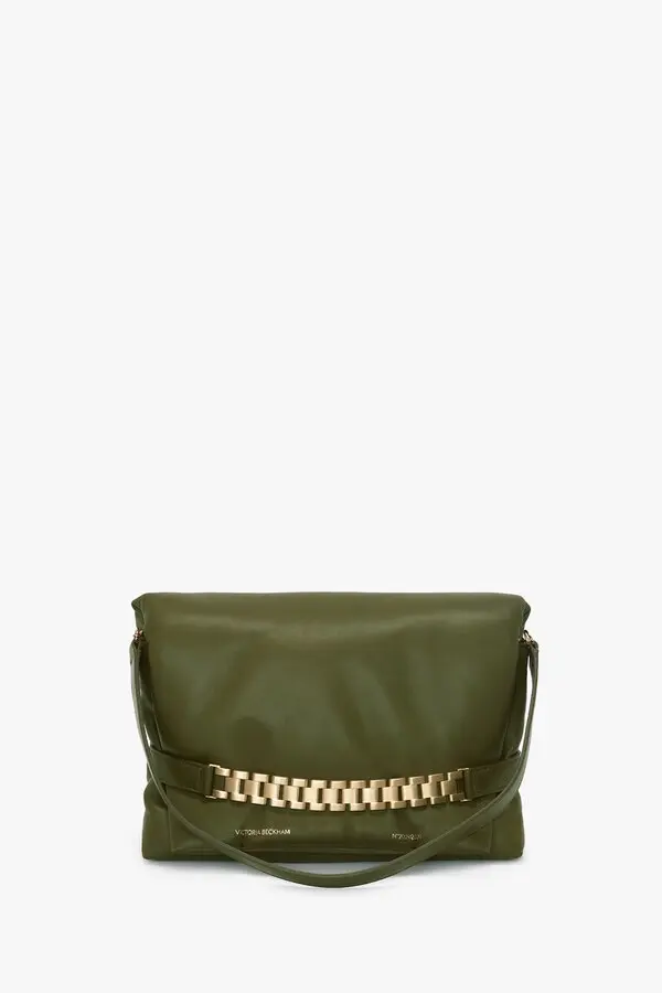 Victoria Beckham Puffy Chain Pouch Bag