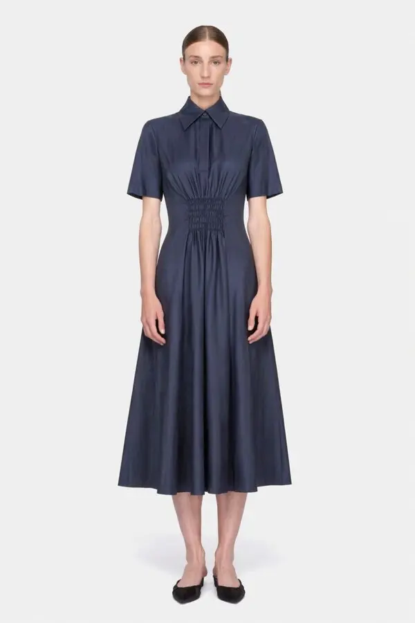 EMILIA WICKSTEAD Khloe Dress In Silk Twill