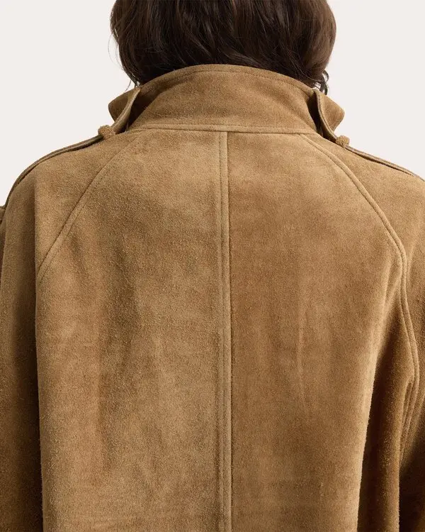 JOAEN Sara Oversized Suede Jacket