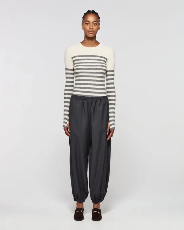 Serena Bute Wool Balloon Trousers