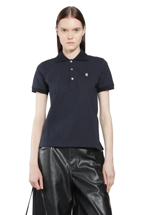 MAISON MARGIELA Polo Short Sleeve Shirt - Blue
