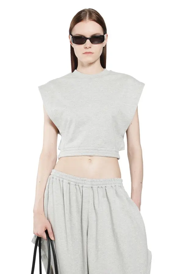 Alaïa Fleece Jersey Top