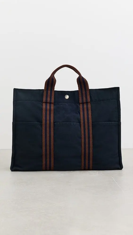 Shopbop Hermes Fourre Tout Canvas Handbag Mm
