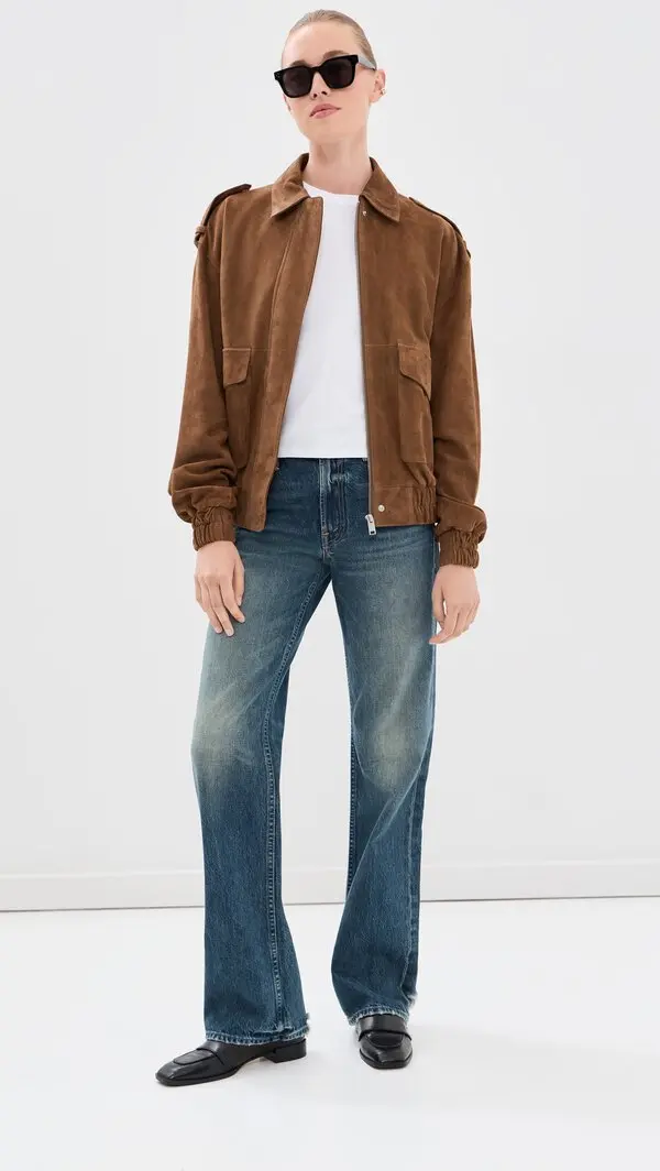 ARMA Halti Lamb Suede Jacket - Saddle