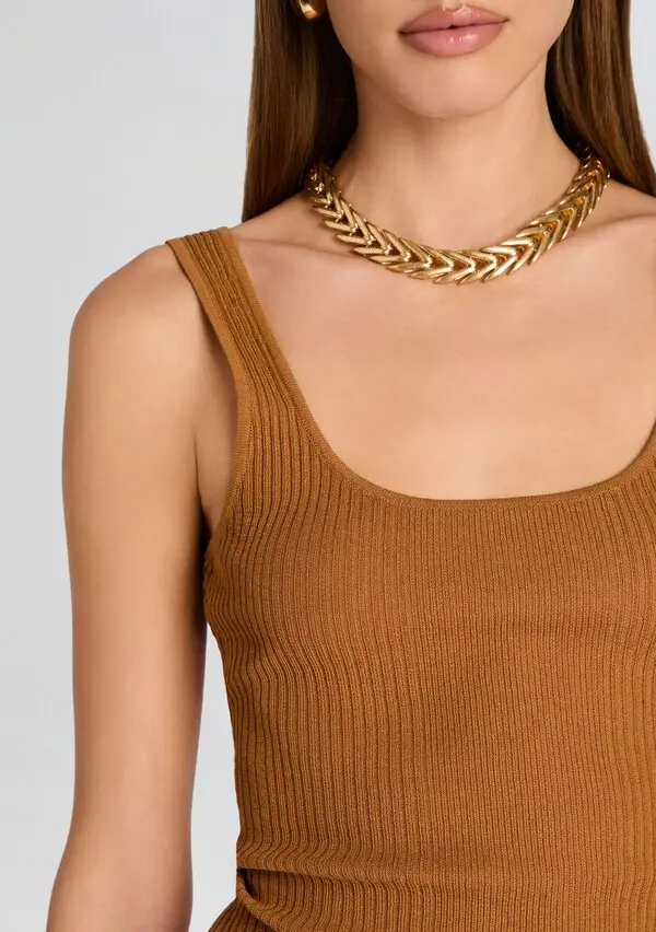 SEROYA Alberta Knit Tank - Dune