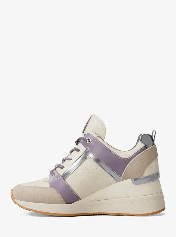 Michael Kors Georgie Mixed-media Trainer
