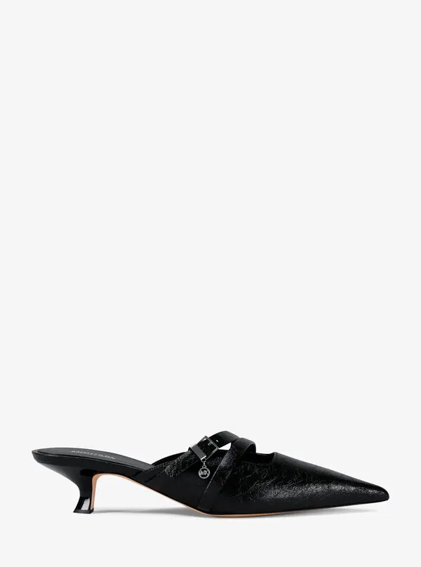 Michael Kors Yvette Crackled Kitten Mule