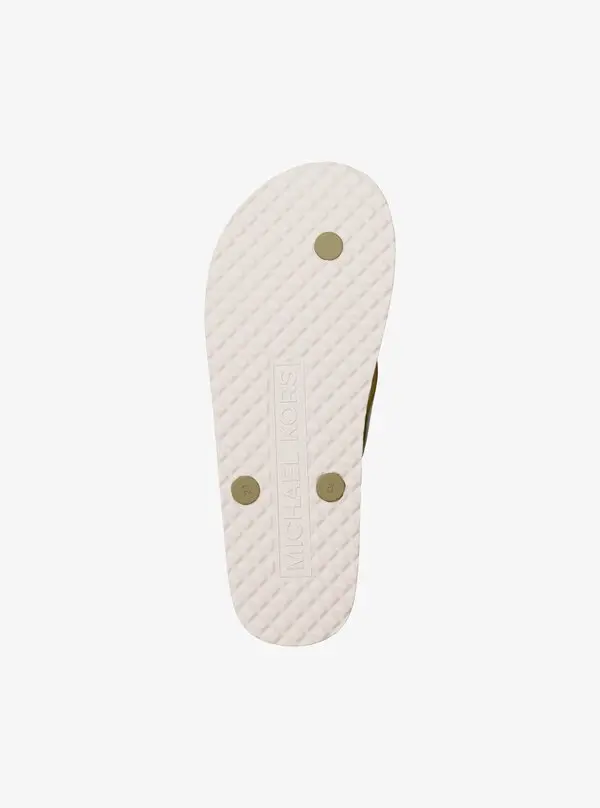 Michael Kors Floral Printed Flip Flop