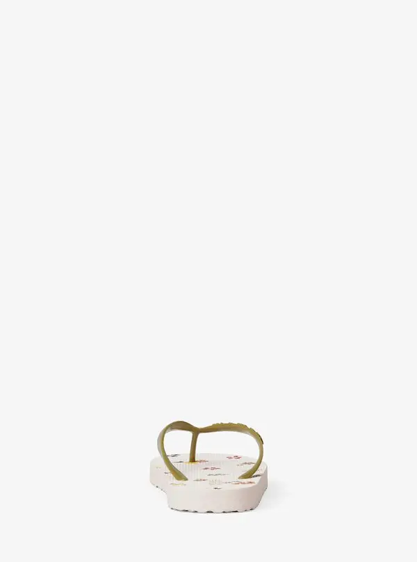 Michael Kors Floral Printed Flip Flop