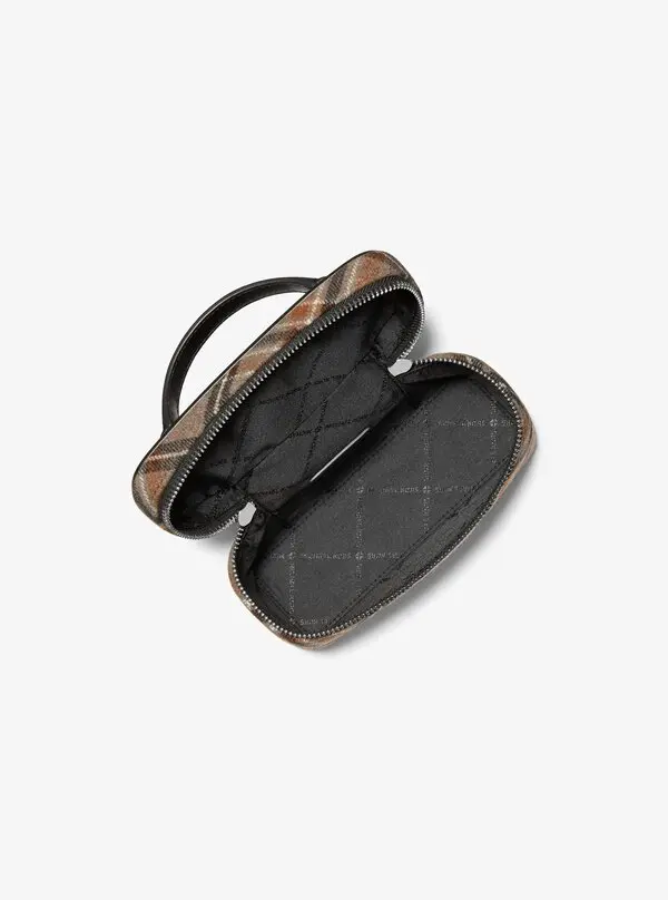 Michael Kors Small Plaid Vanity Crossbody Bag