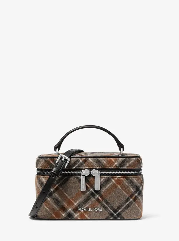Michael Kors Small Plaid Vanity Crossbody Bag