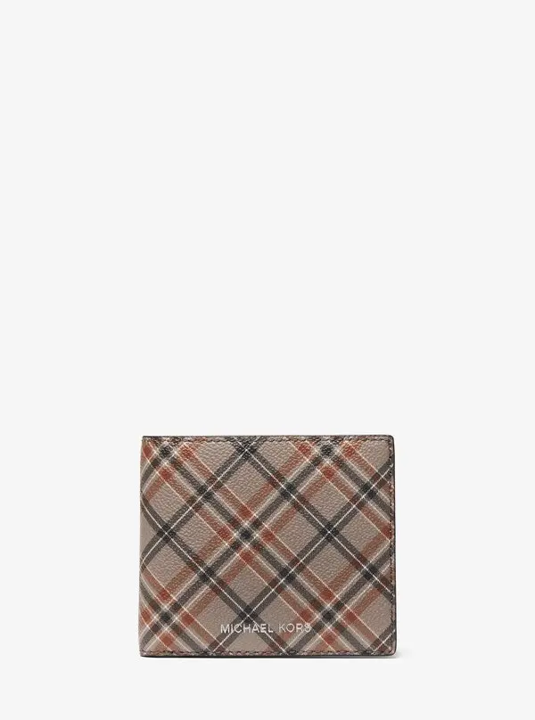 Michael Kors Cooper Plaid Print Wallet